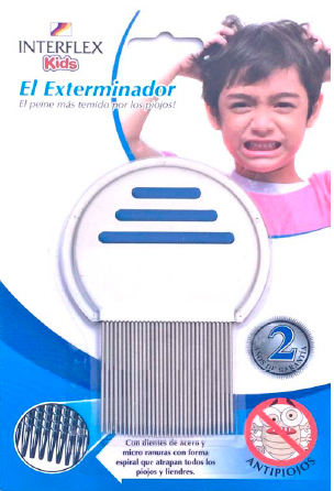 Peine Removedor de Piojos Interflex Kids - Anis Tienda